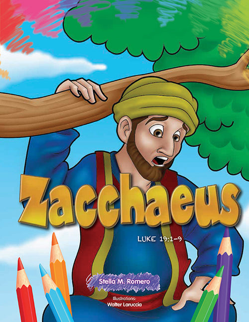 zacchaeus bible coloring page